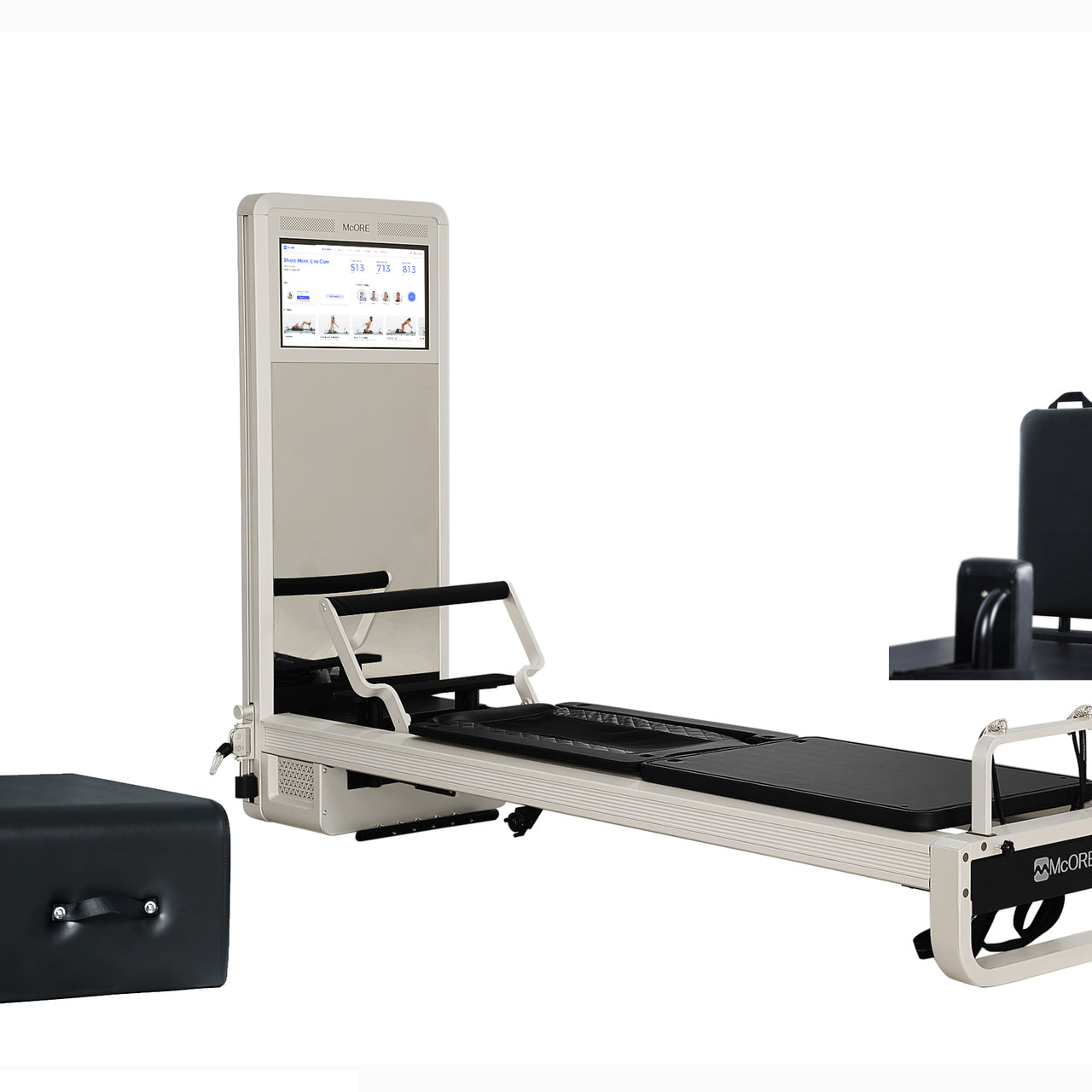 MOFORMER™ Plus - Smart Pilates Reformer with Screen | McORE Fit – Mcorefit